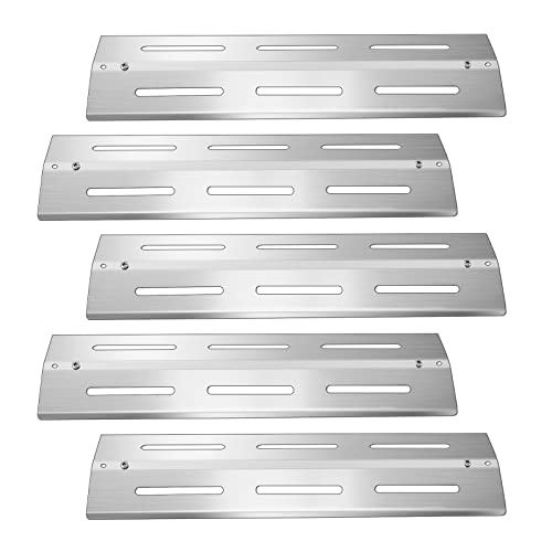 Folocy 15 1/16" Grill Heat Plates Shield Tent for Kenmore 141.16325, 141.16673, 16327, P01705009E, P01708034E, P02008010A, P02008029A Models, Grill Chef PAT502, BBQ Gas Grill Replacement Parts