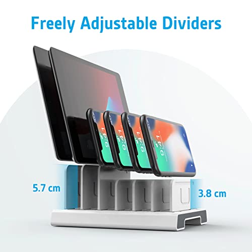 Unitek Adjustable Universal Multi Device Organizer Dock Stand Holder Compatible for iPhone, iPad, Kindle, Fire Tablet, Samsung Galaxy, Google Nexus, Pixel, All Electronic Devices-No Charging Port