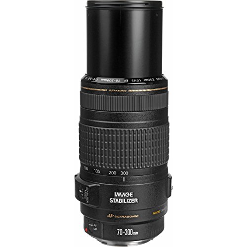 Canon EF 70-300mm f/4-5.6 IS (Image Stabilization) USM Lens for Canon EOS SLR Cameras (Renewed)