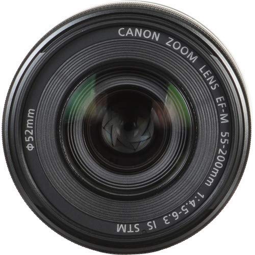 Canon EOS M50 Mirrorless Digital Camera w/ 2 Canon Lenses (15-45mm f/3.5-6.3 is STM and 55-200mm f/4.5-6.3 is STM)+ Photo/Video Editing Software & Deluxe Accessory Kit (Renewed)