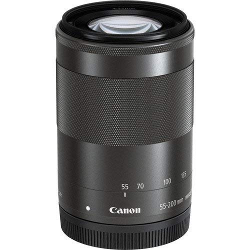 Canon EOS M50 Mirrorless Digital Camera w/ 2 Canon Lenses (15-45mm f/3.5-6.3 is STM and 55-200mm f/4.5-6.3 is STM)+ Photo/Video Editing Software & Deluxe Accessory Kit (Renewed)