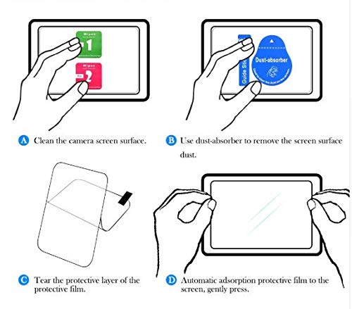 [2-Pack] Screen Protector Tempered Glass for Canon G7X Mark III - Ultra Thin Screen Protective Film For Camera Canon G7 X Mark iii G9X Mark II GX7 GX9