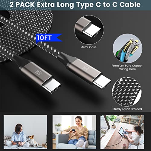 S23 S22 S21 Super Fast Charger Type C, EASDMN 25W PD/PPS USB C Fast Wall Charger Block & 10FT Super Long Fast Charging Cable for Samsung Galaxy S23/S22/S22 Ultra/S22+/S21/Plus/S20/Note 20/Z Fold 3/A53