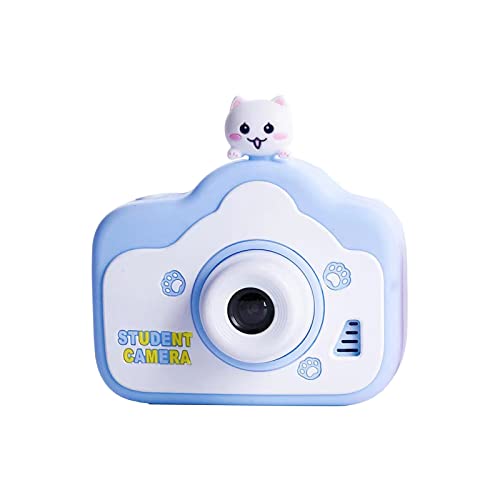 TIANEK Children's HD Front and Rear Double Shot 2000w Mini 2.0 Inch Video Camera Game Music All-in-one Camera with 32GB Memory Card