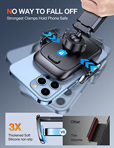 TORRAS Silicone Phone Mount for Car [Anti-Slip & Anti-Scratch] Cell Phone Holder Mount [Thick Case Friendly] Universal for Dashboard Air Vent Windshield iPhone 14 13 12 Pro Max Samsung Galaxy S22