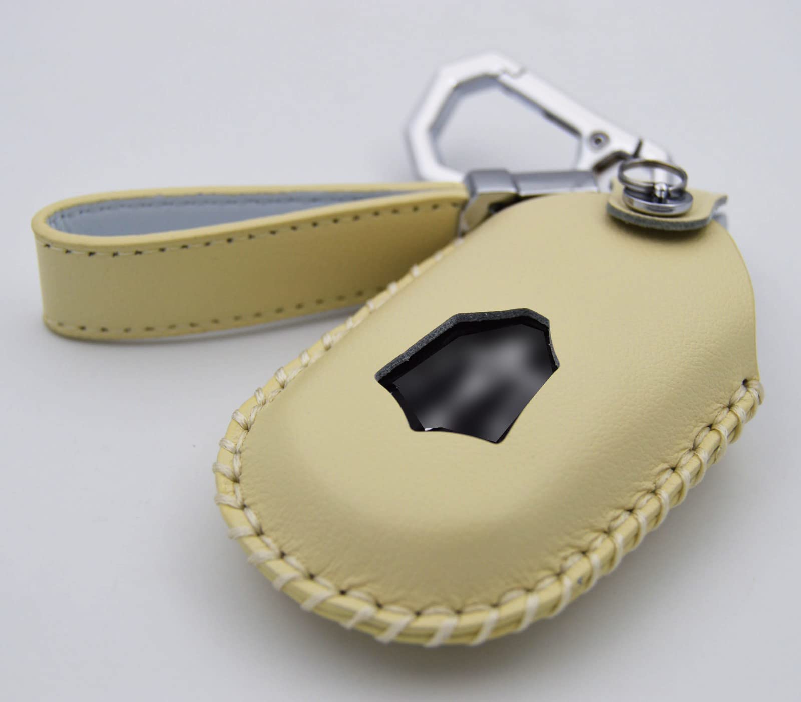 Handmade Leather Key Fob Cover for Maserati Levante Quattroporte Ghibli 4 Buttons