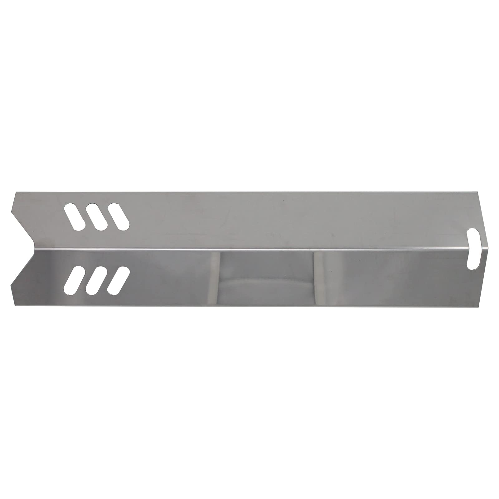 BBQ Grill Heat Shield Plate Tent Replacement Parts for Backyard Grill BY14-101-001-02 - Compatible Barbeque Stainless Steel Flame Tamer, Flavorizer Bar, Vaporizer Bar, Burner Cover 15"