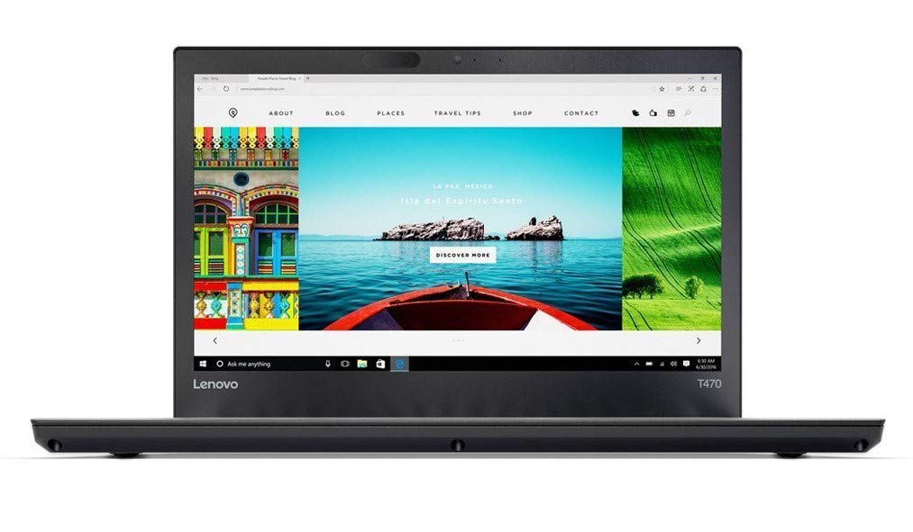Renewed Lenovo Thinkpad T470 Business-Ready Ultrabook i7-7600U 8GB RAM 240GB SSD Windows 10 14" 1366x768 Webcam With 30 Days Return, 90 Days Exchange Warranty