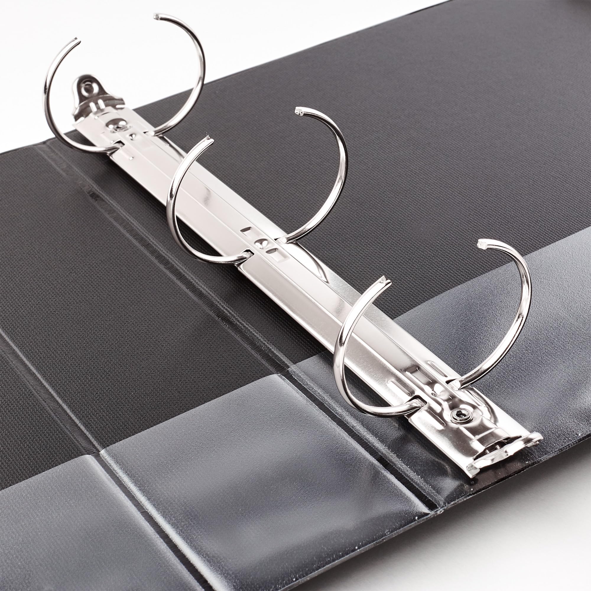 Avery Economy 3 Ring Binder, 2" Round Rings, 1 Black Binder (03501)