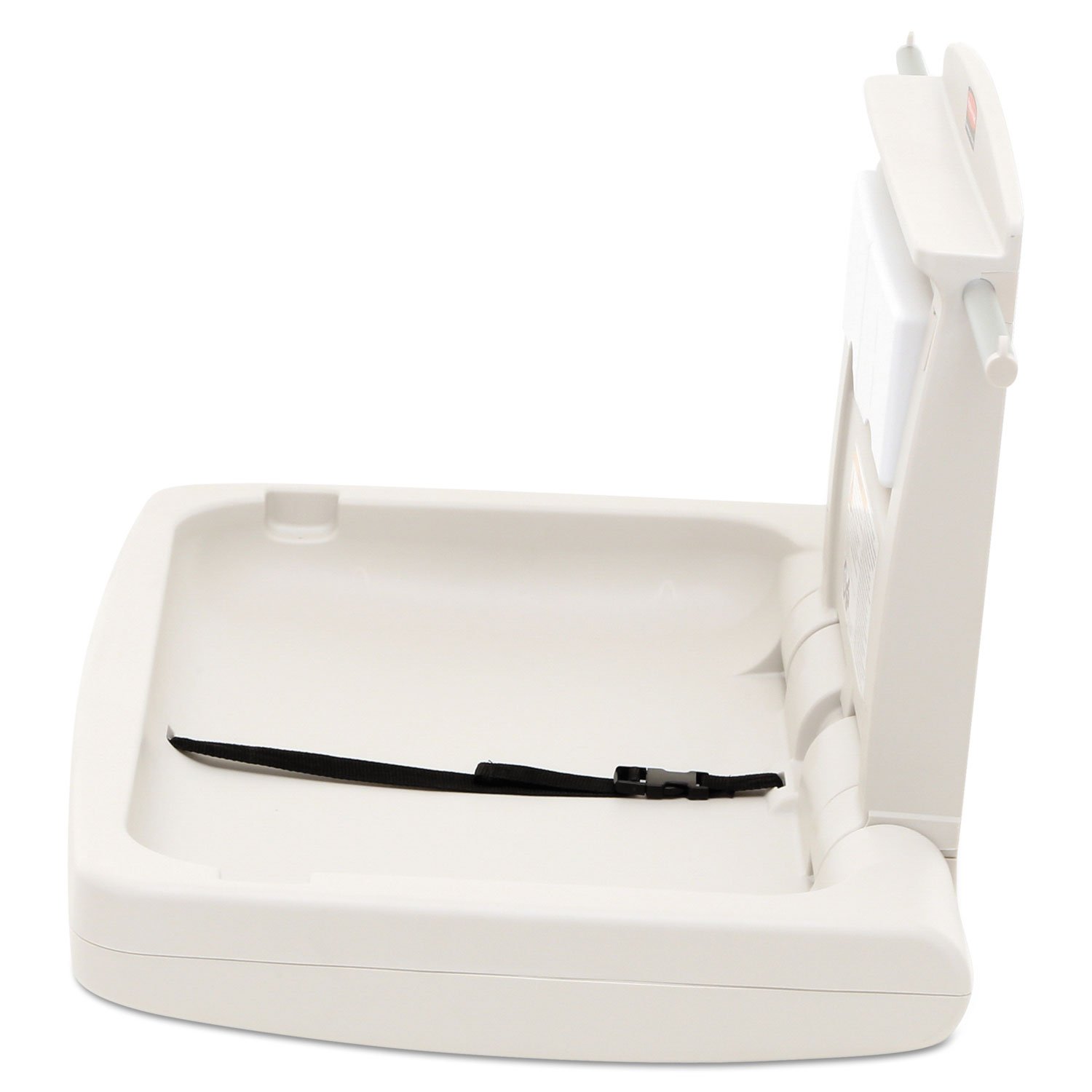 Rubbermaid Commercial Horizontal Baby Changing Station, 33.25-Inch Length x 21.5-Inch Width x 4-Inch Height, Light Platinum (FG781888LPLAT)