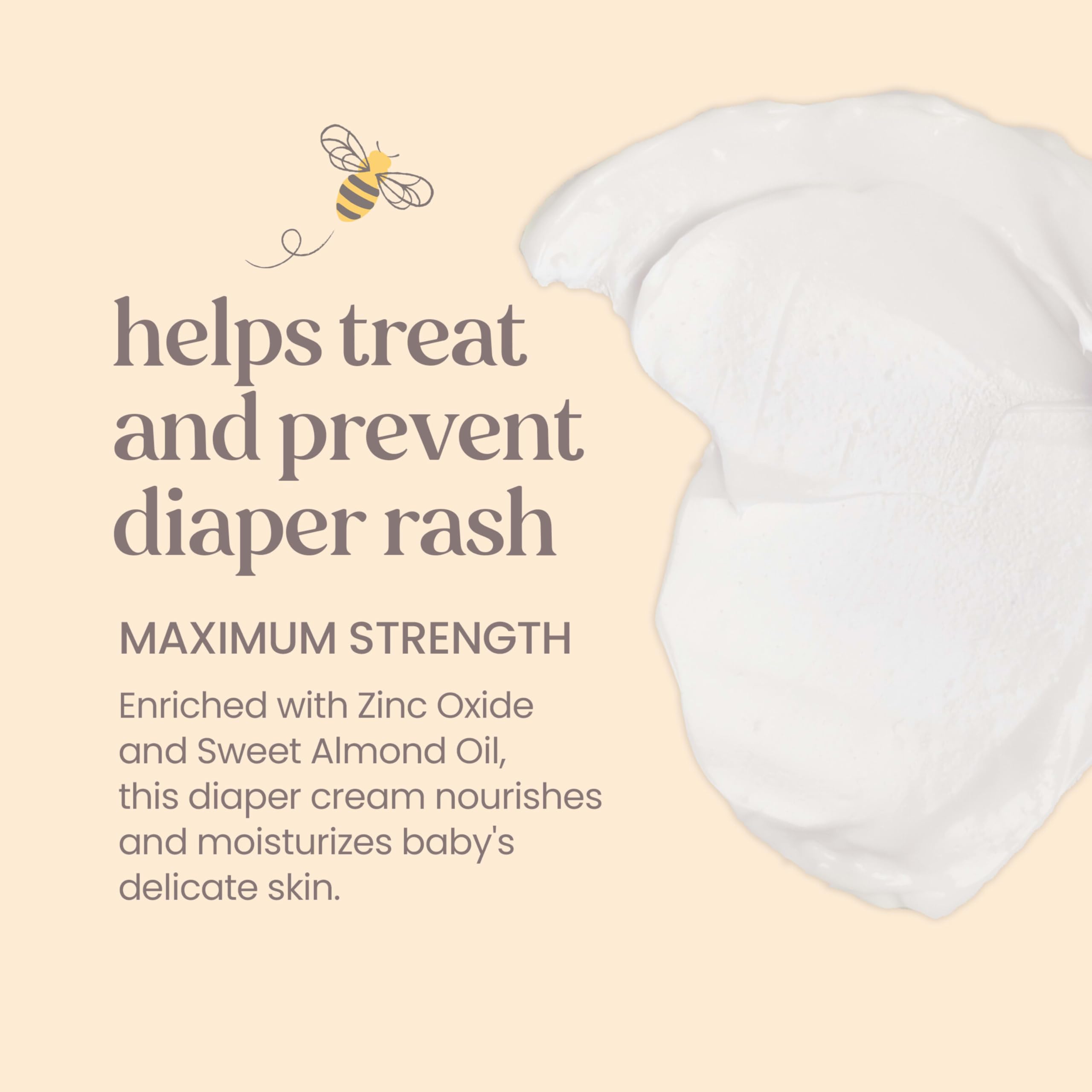 Diaper Rash Ointment, Burt's Bees 100% Natural Baby Skin Care, 3 Ounce (2 Pack)