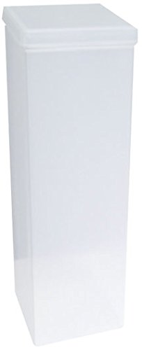Airtight Cracker Sleeve Storage Containers - Stay Fresh Cracker Keeper, Cookie Holder - Square Plastic Canister for Saltine Crackers, Kitchen Pantry Staples