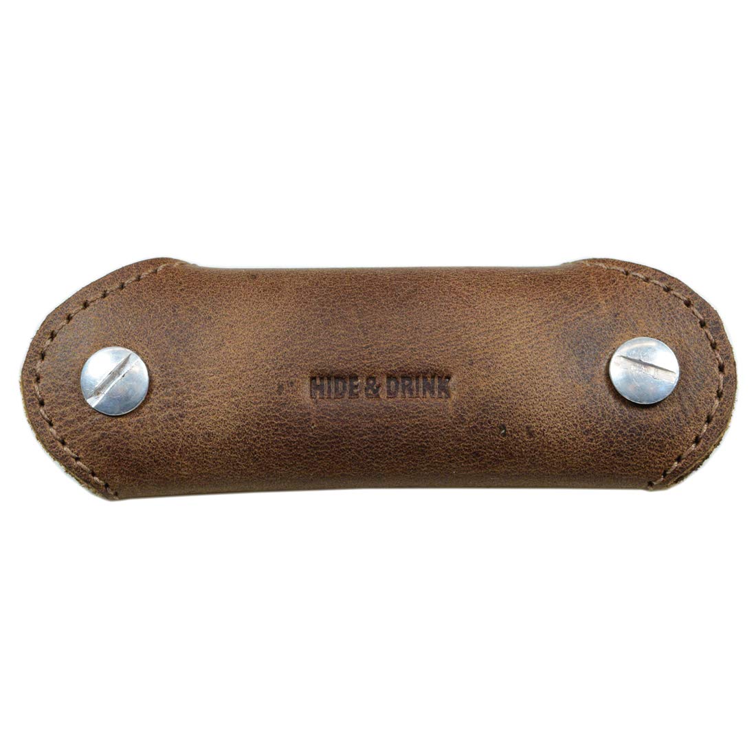 Hide & Drink, Multiple Key Organizer Handmade from Full Grain Leather (Bourbon Brown)