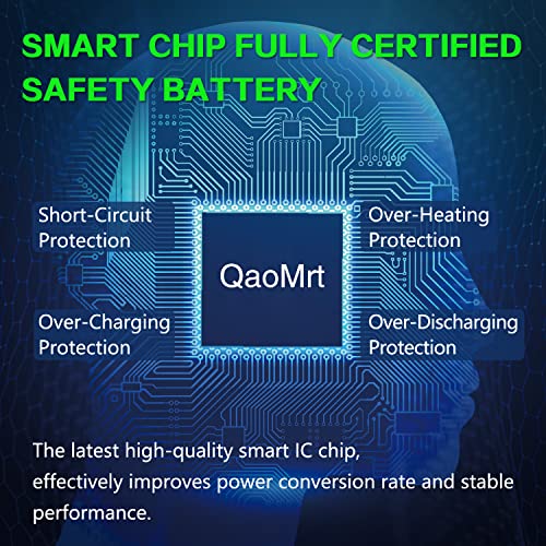 QaoMrt 8000mAh High Capacity Replacement Battery for JBL Charge 3, JBL GSP1029102A 330SL Speaker with Repair Tool Kit (Model No: Charge 3, Part No: GSP1029102A 330SL)