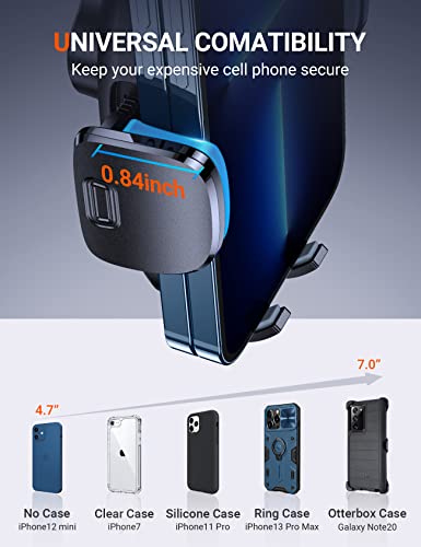 TORRAS [Truck Friendly 15in Car Cup Holder Phone Mount [Easily Install & Adjustable] Long Gooseneck Cupholder Cell Phone Mount for Car Truck Fit with iPhone 13 12 Pro Max Samsung Galaxy S22 S21 & All