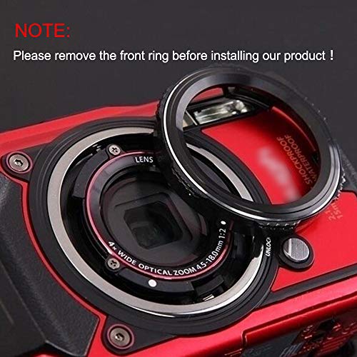 Lens Protector Cover for Olympus TG-6 TG-5 TG-4 TG-3 TG-2 and TG-1 Camera, Rotating Lens Cap, Replaces Olympus LB-T01 Lens Barrier