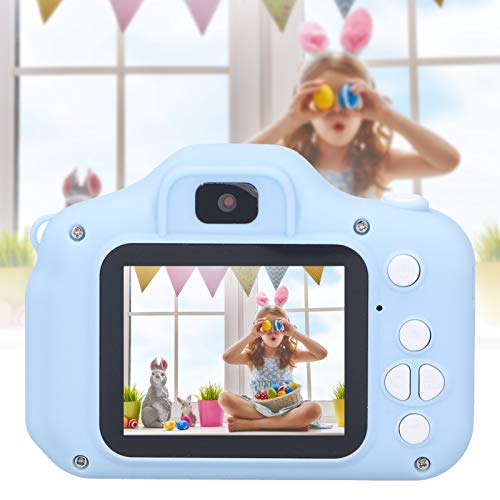 SALUTUY Children Camera, Video Recording Camera Toy Lightweight Easy to Operate Portable for Children for Gifts(Blue)