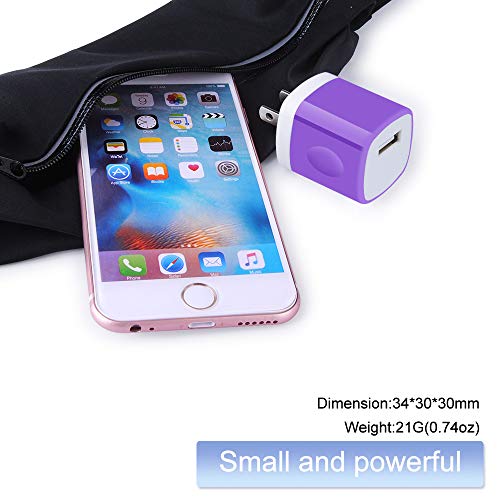 Fast Charging USB Type C Wall Charger for Samsung Galaxy Note 20/10, S23 S22 S21 S20 FE/Ultra 5G S20+ S10 A51 A71 A11 A01 A20 A50, 5V/1A Single Power Adapter Charger Block Cube 6ft USB C Cable, 2Pack