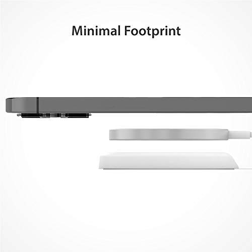 Elevation Lab MagBase - Mount for MagSafe Charger, First of its Kind - Pull up to Keep Charging or Slide to undock, Included 3ft USB-C Extension Cord, Holder, Dock,