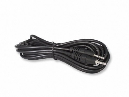 YCS Basics 5 Pack 12 Foot 3.5mm Male to Male Stereo Audio Cable Headp-Hone/Phone / MP3 Cable for Your Car AUX Port, Smartphone, Tablet