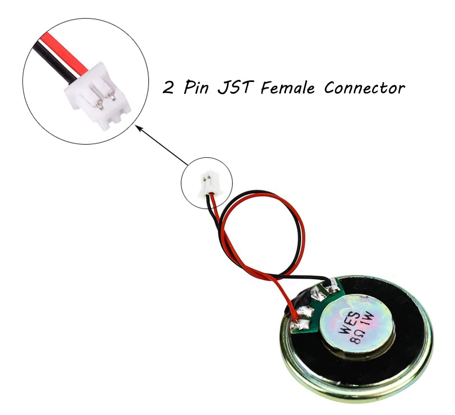 Xiaoyztan 10Pcs 1W 8Ohm Round Internal Magnet Mini Loudspeaker MP3 MP4 Player Speaker