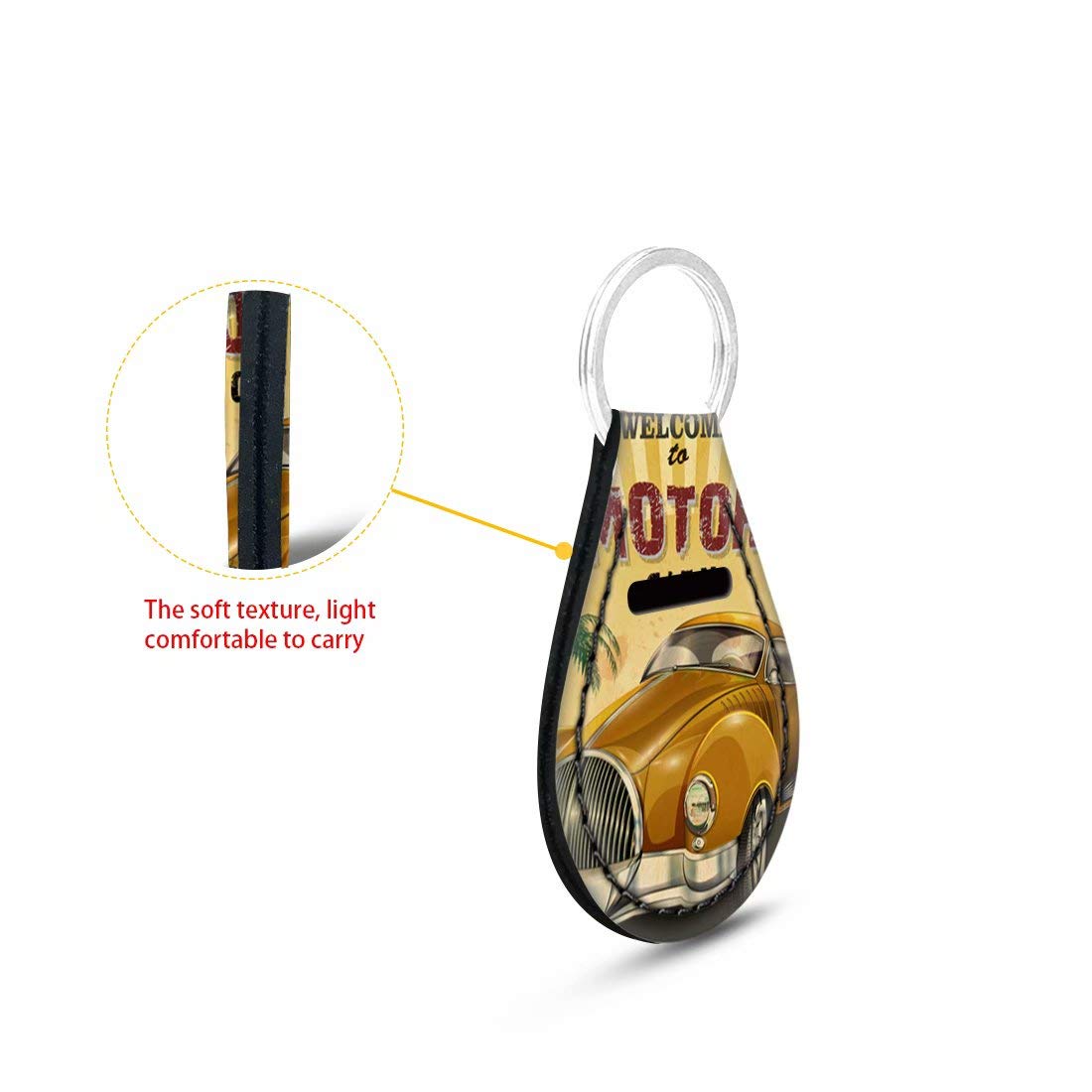 AFPANQZ Cute Daisy Keychains Keyrings Coins Chapstick Holder Keychain with Metal Ring Wristlet Lanyards Pouch for RFID Key NFC Smart Key Cute Key Chain Wristlet Lanyards