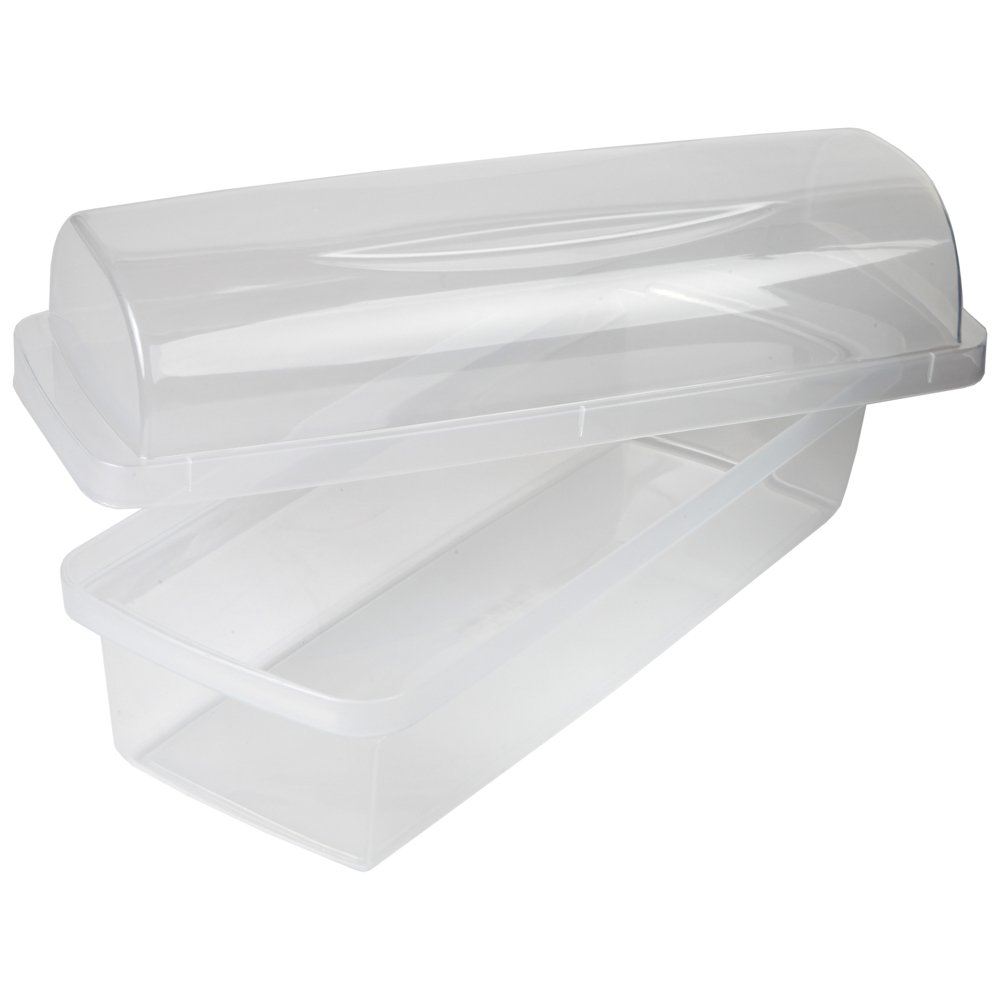 Home-X Transparent Plastic Bread Box