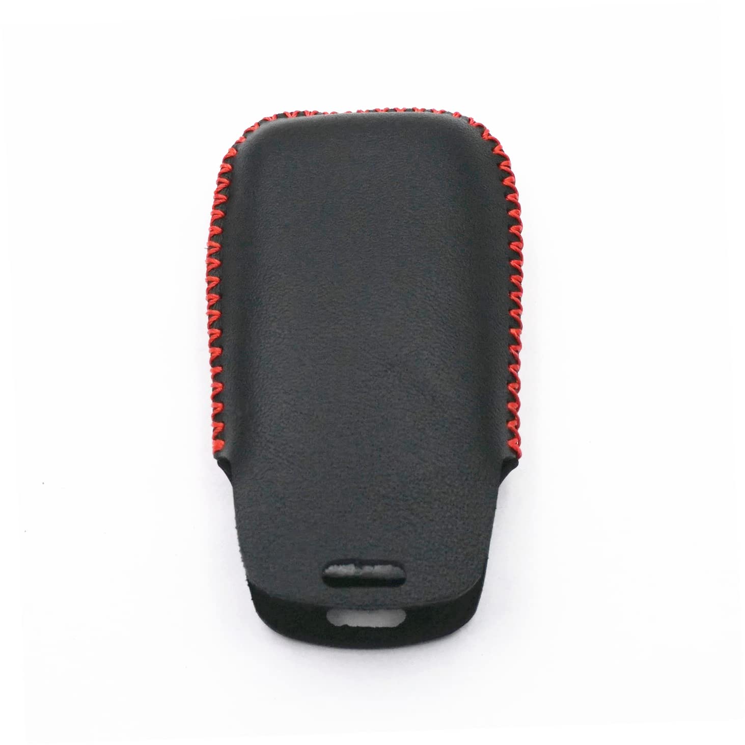 MJKEYAuto Black Leather 4 Buttons Smart Remote Key Fob Cover Chain Case for 2019 2018 2017 Audi A4 allroad A5 A6 A7 A8 Q5 Q7 R8 RS7 S4 S5 S6 S7 S8 SQ5 TT Quattro Sportback