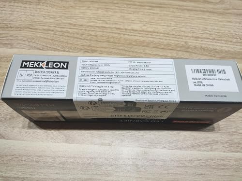 MEKKLEON Under Cabinet Lights Remote Control,2 Pack Magnetic Dimmable Closet Lights,USB Rechargeable Wireless LED Shop Light,Ceiling and Under Counter Lights for Kitchen (White, 20CM)