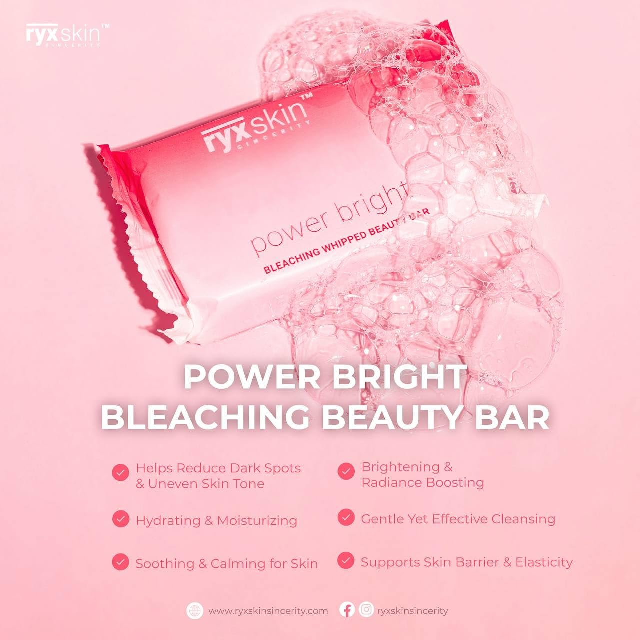 Ryxskin Power Bright Beauty Bar