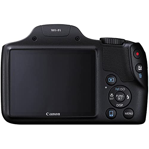 Canon PowerShot SX530 HS Wi-Fi Digital Camera with 32GB Card + Case + Flash + Battery & Charger + Tripod + Kit (Renewed)