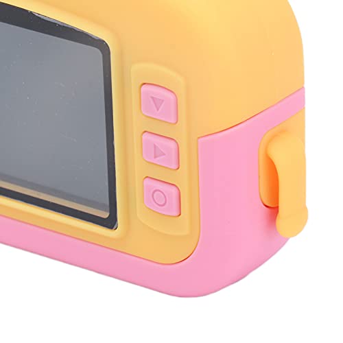Kids Digital Camera, 600mAh Rechargeable Lithium Battery Multifuction Automatic Shutdown Camera for Kids for Kids Gifts for 4 Year Old Boy(Pink)