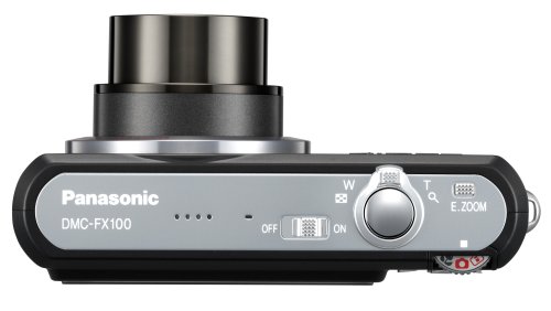 Panasonic Lumix FX100K 12.2MP Digital Camera with 3.6x Wide Angle MEGA Optical Image Stabilized Zoom (Black)