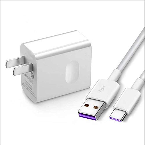 Applicable to Huawei mobile phone Super Charge + Type-C Data Cable 5A high Current Charging Cable Support Huawei Ultra Fast Charging P10 / P10Plus/P20 / Mate20 / P30/HONORV10/ V20 etc.