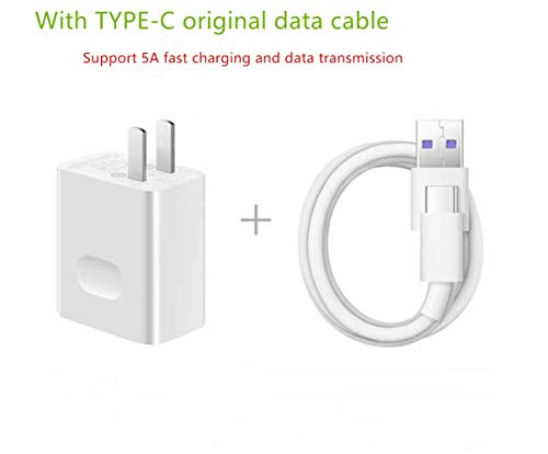 Applicable to Huawei mobile phone Super Charge + Type-C Data Cable 5A high Current Charging Cable Support Huawei Ultra Fast Charging P10 / P10Plus/P20 / Mate20 / P30/HONORV10/ V20 etc.
