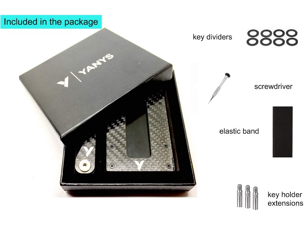 YANYS Sale Minimalist Wallet and Card Holder | Smart Key Organizer | Gift for Men and Women