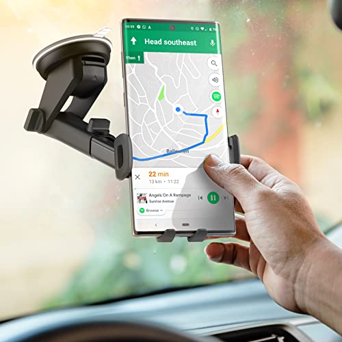 Encased Car Mount Phone Holder for Samsung Galaxy Models - Car Mount Holder for S9/S10/S20/S21/S22 S23 Ultra/Plus/Note (Windshield/Dashboard Compatible)