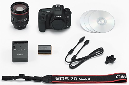 Canon DSLR camera EOS 7D Mark II EF24-70L IS USM lens kit EF24-70mm with F4LIS USM EOS7DMK2-2470ISLK [International Version, No Warranty]