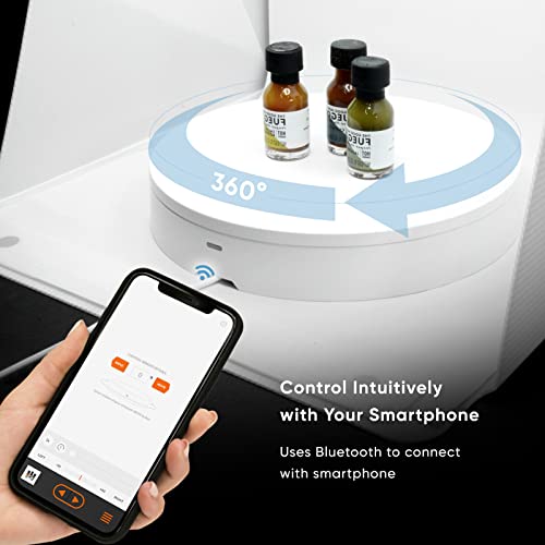 Foldio360 | Smart Photo 360 Turntable Controlled by Smartphone for Product Photography Shooting 360 Degree Image by ORANGEMONKIE