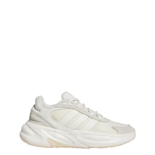 adidas Women's Ozelle Running Shoe, Cloud White/Cloud White/FTWR White, 7
