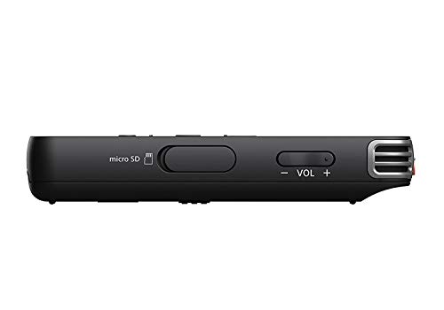 Sony Voice Recorder ICD-PX Series with Built-in Mic and USB, microSD Card Slot Up to 32 GB to Expand Memory, Adjustable Microphone Range, Includes A NeeGo Lavalier Lapel Mic