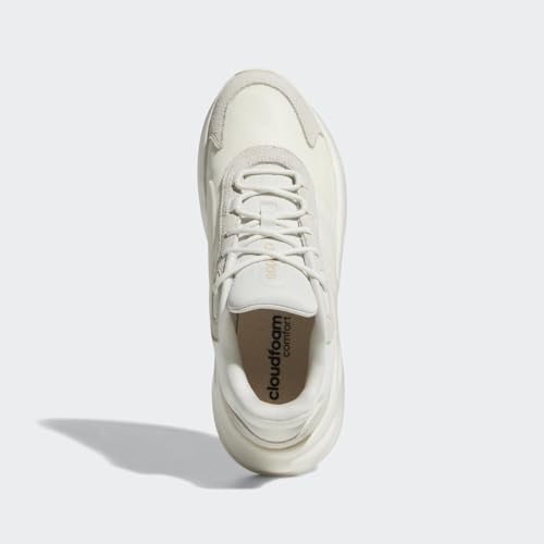 adidas Women's Ozelle Running Shoe, Cloud White/Cloud White/FTWR White, 7