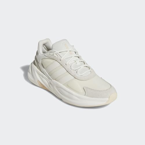 adidas Women's Ozelle Running Shoe, Cloud White/Cloud White/FTWR White, 7