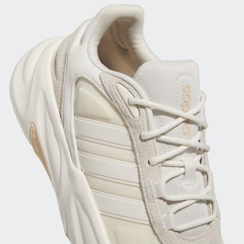 adidas Women's Ozelle Running Shoe, Cloud White/Cloud White/FTWR White, 7