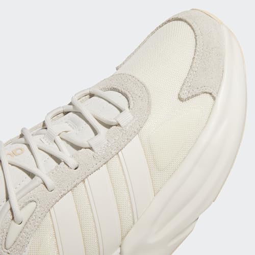 adidas Women's Ozelle Running Shoe, Cloud White/Cloud White/FTWR White, 7