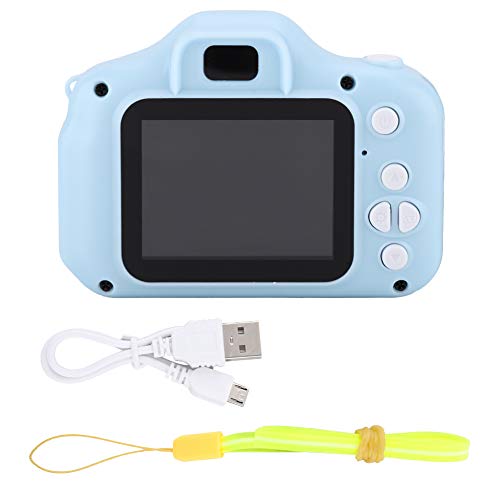 ROMACK Camera for Kids, X2 Mini Portable Toddler Camera 2.0 inch IPS Color Screen Children's Digital Camera HD 1080P Camera, Childrens Camera Gifts for Kids (Blue)