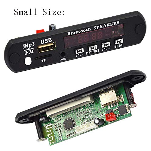 Bluetooth MP3 Decoding Board, Golden^Li 12V Wireless Bluetooth Audio Remote Module Support TF SD Card/ USB / FM Radio for Speaker or Other Appliances