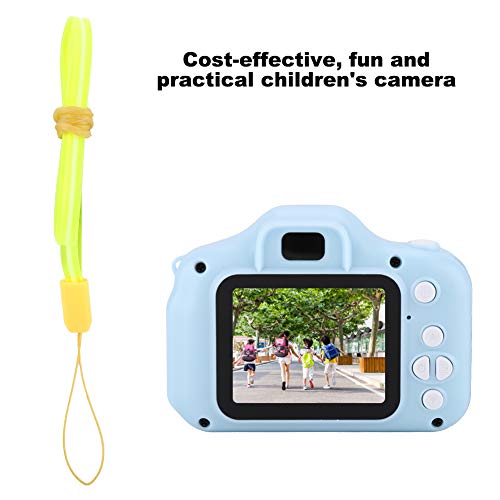 ROMACK Camera for Kids, X2 Mini Portable Toddler Camera 2.0 inch IPS Color Screen Children's Digital Camera HD 1080P Camera, Childrens Camera Gifts for Kids (Blue)