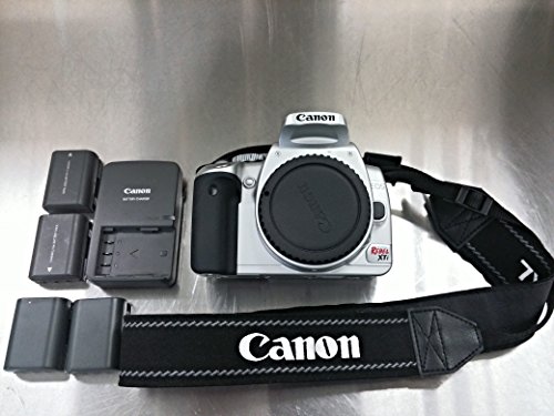 Canon Digital Rebel XTi 10.1MP Digital SLR Camera (Silver Body Only) (OLD MODEL)