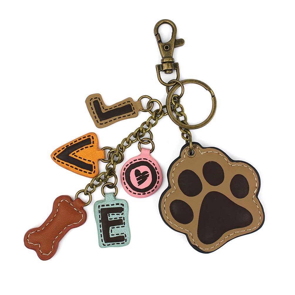 CHALA SWING Pack Smartphone Cross-Body Purse Purse Charm (Brown 619 Paw)